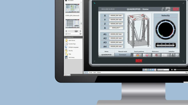 HMIBuilder.PRO engineering software | SEW‑EURODRIVE