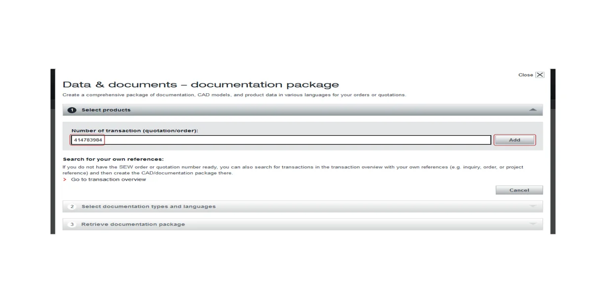 Compiling documents individually | SEW-EURODRIVE